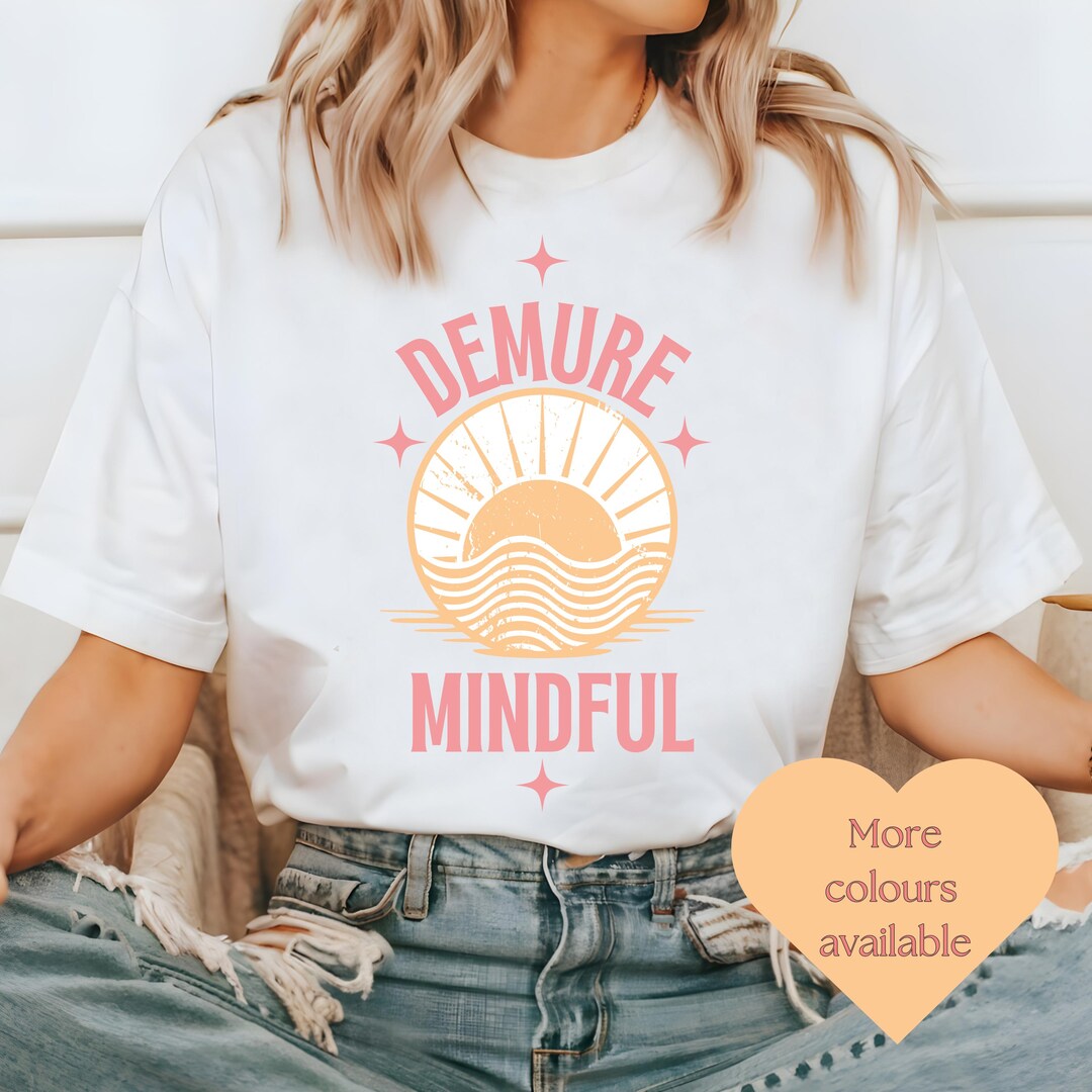 Demure Modesty Trend Shirt Viral Tiktok Trend Gift for Yoga ...