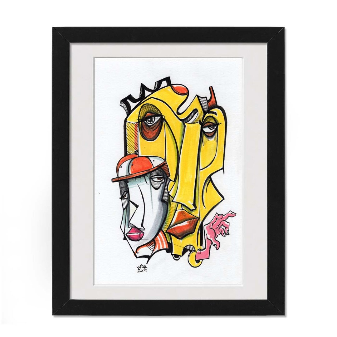 Spell Caster - Original Mixed Media Illustration on Bristol - 6" X 9 ...