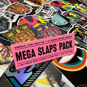 Mega Slaps Sticker Pack - Limited Edition - Etsy