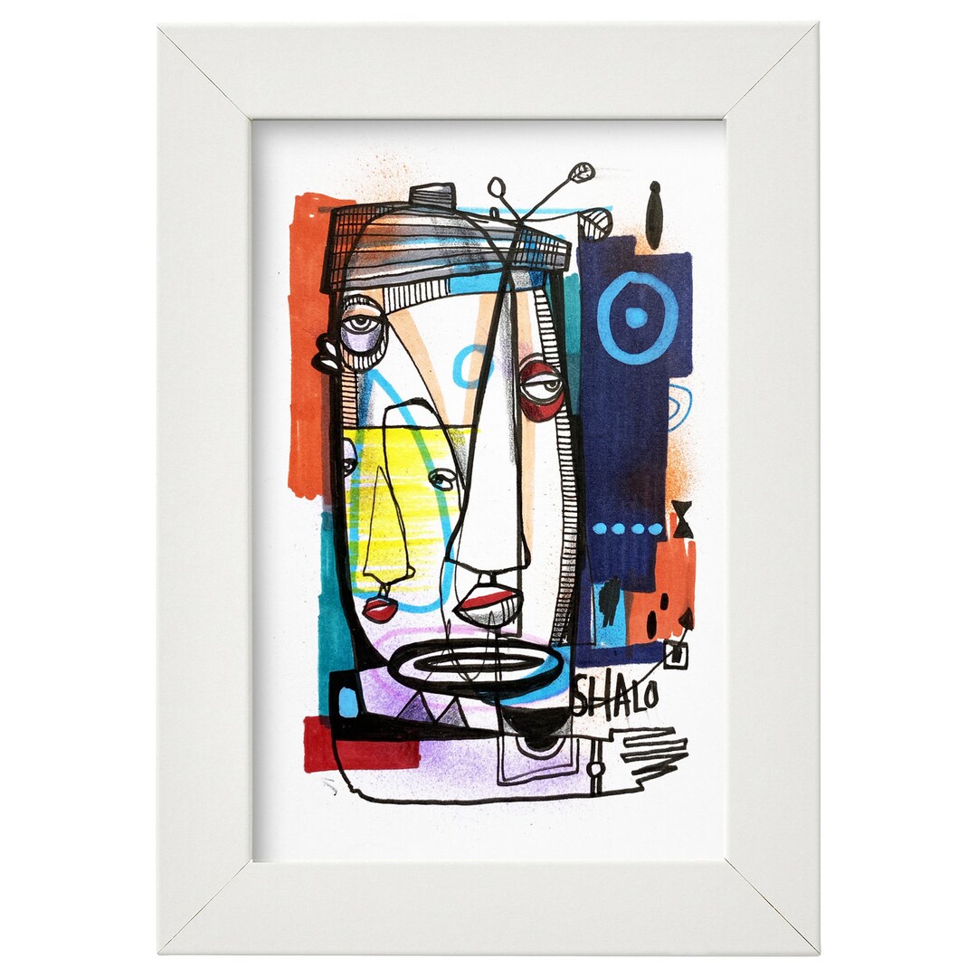 Shalo - Original Illustration on Bristol -4"x6" - Etsy