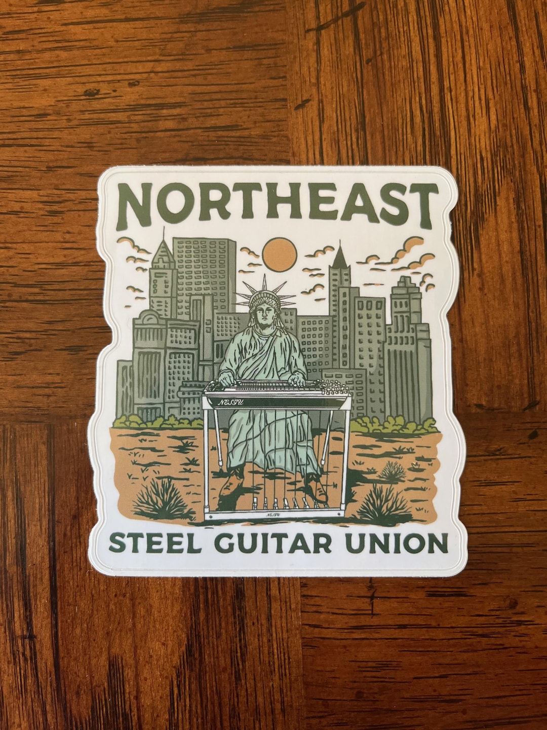 Northeast Steel Guitar Union Sticker - Etsy