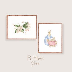 Peter Rabbit Nursery Art, Vintage Wall Prints, Beatrix Potter Book ...