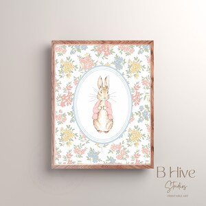 Peter Rabbit Nursery Art Prints, Printed and Mailed Art, Nursery Wall ...