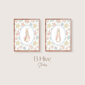 Peter Rabbit Nursery Art Prints, Printed and Mailed Art, Nursery Wall ...