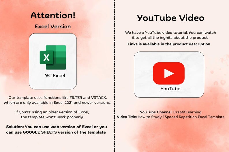 Spaced Repetition Student Planner Digital Template Study Planner ...