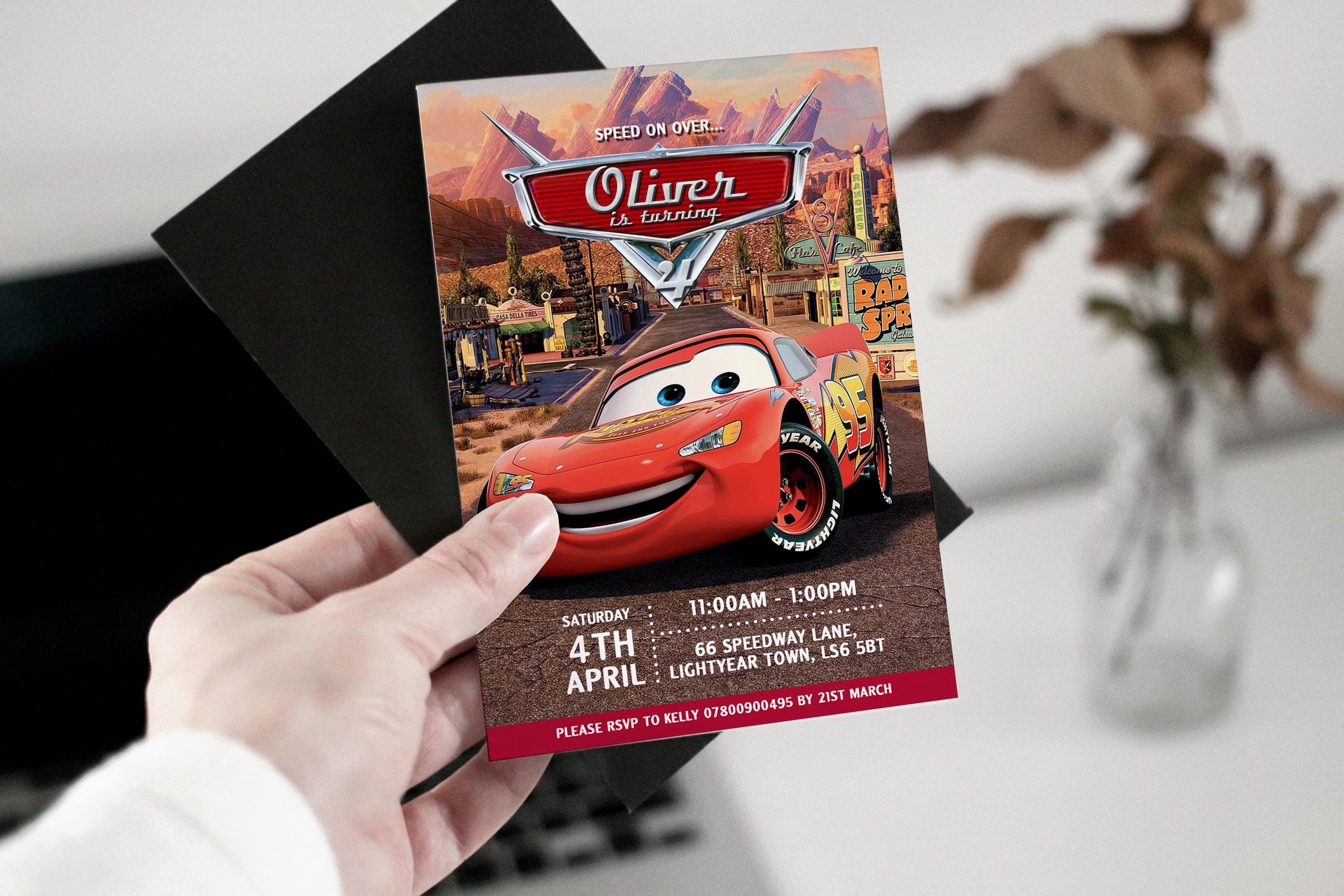 Cars Birthday Invitation, Birthday Invitation Digital, Invitations for ...