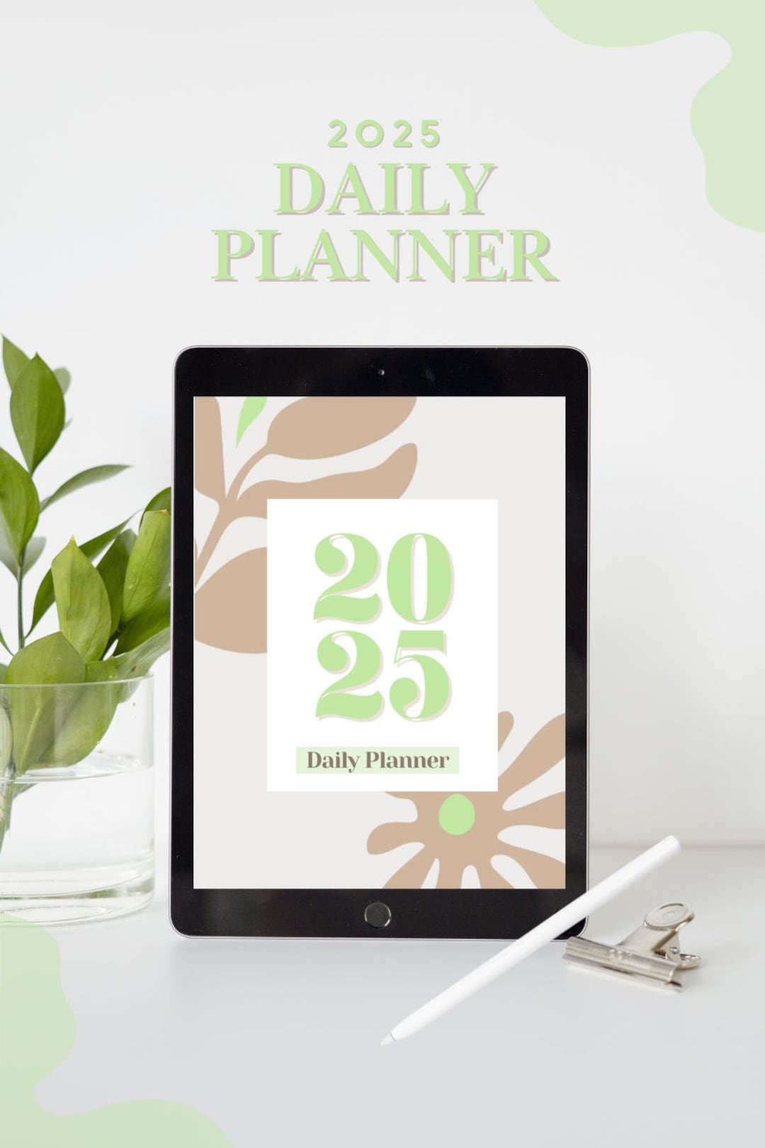 2025 Planner | Vision Board | Notes | Weekly Planner | Hyperlinked Tabs ...