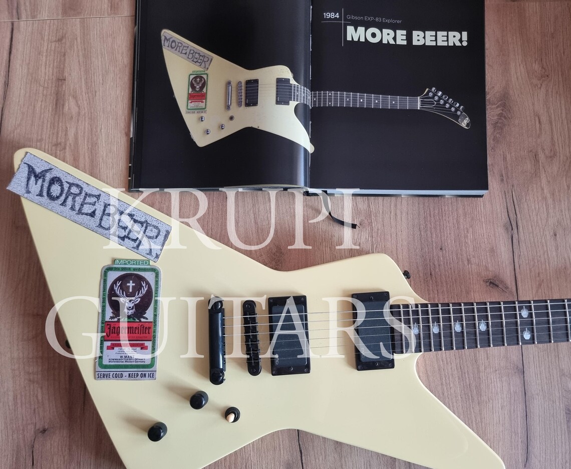MORE BEER James Hetfield Metallica New Vinyl Guitar Stickers - Etsy