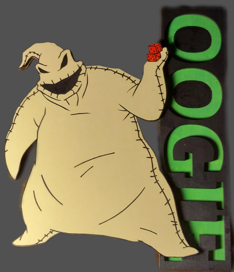 Nightmare Before Christmas Laser Engraving: 3D Layered SVG File - Etsy