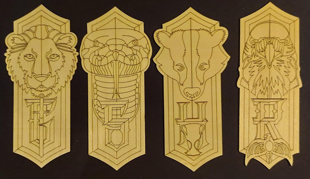 Harry Potter, Bookmarks, Laser Engraving File - Etsy
