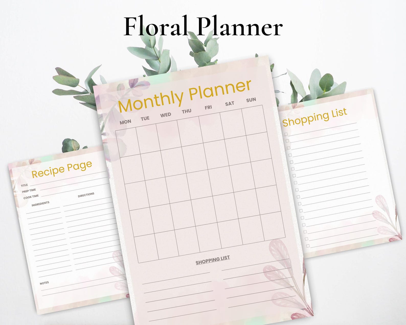 Ultimate Meal Planner Bundle | Monthly and Weekly Meal Plans, Recipe ...
