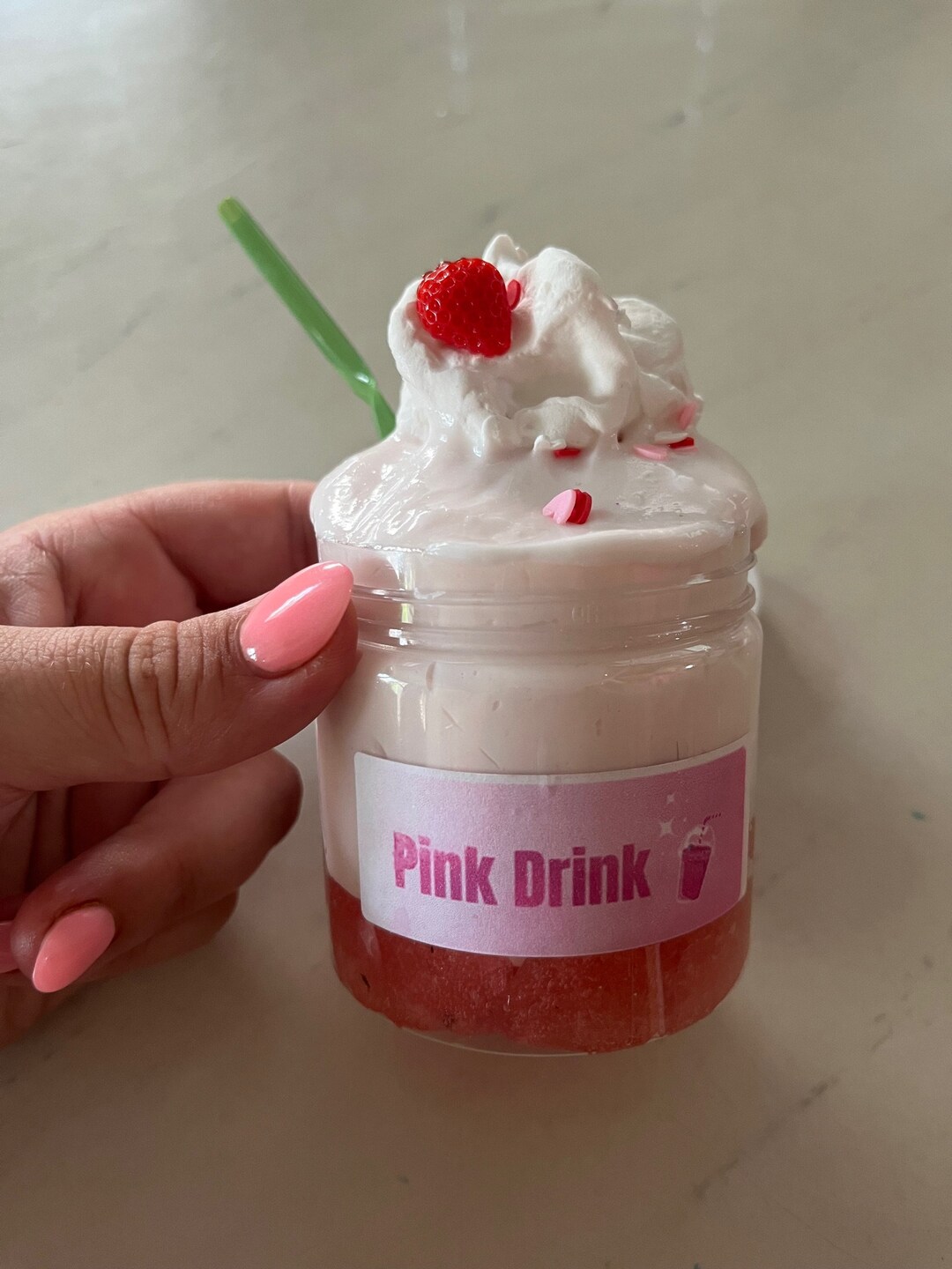Pink Drink Slime Kit - Etsy