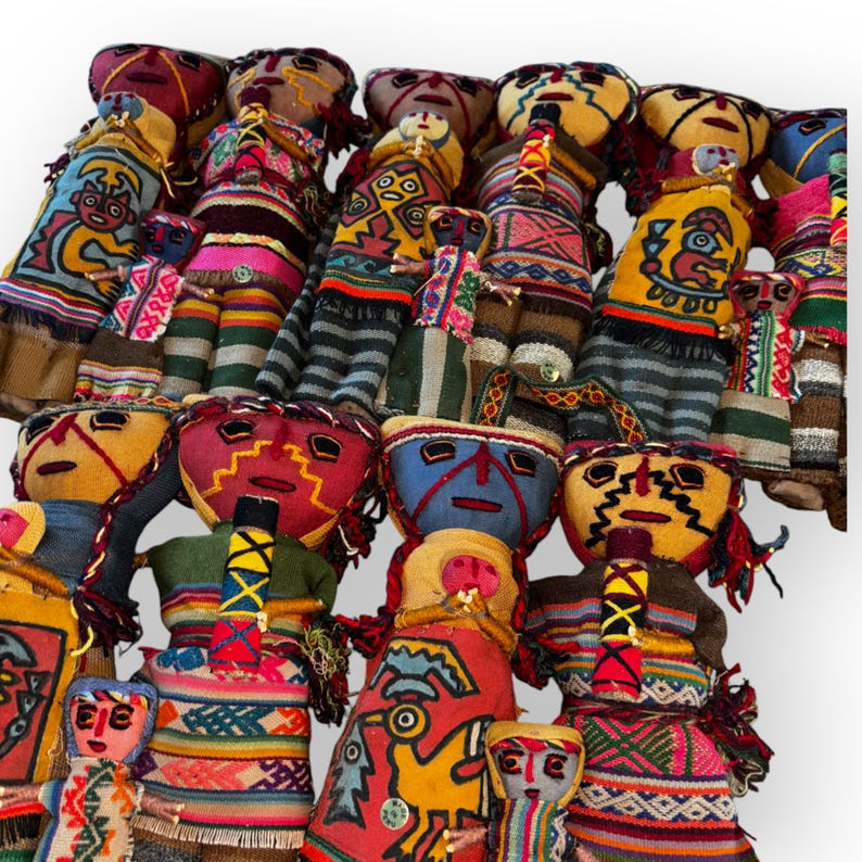 Handwoven Peruvian Pachamama Dolls: Inka Family Textile Art - Etsy
