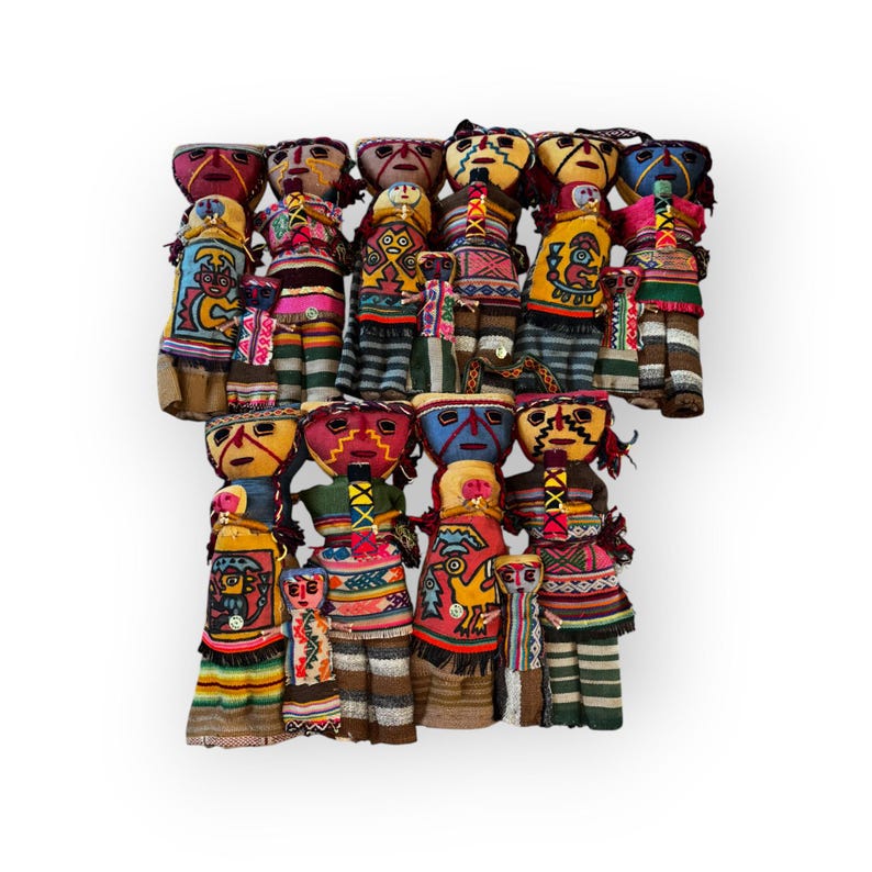 Handwoven Peruvian Pachamama Dolls: Inka Family Textile Art - Etsy