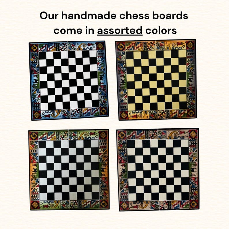 Handmade Peruvian Chess Set: Inca Vs. Spanish Conquerors, 4 Different ...