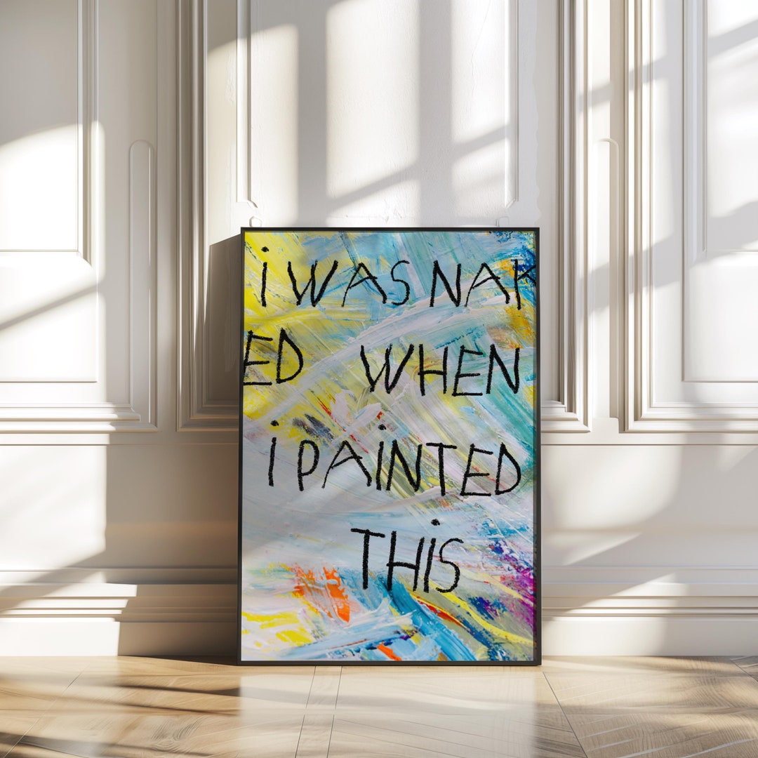 Funny Abstract Art Print, Retro Wall Art (digital Download) - Etsy