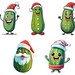 Santa Pickle Sublimation: Christmas PNG Clipart Bundle (digital ...