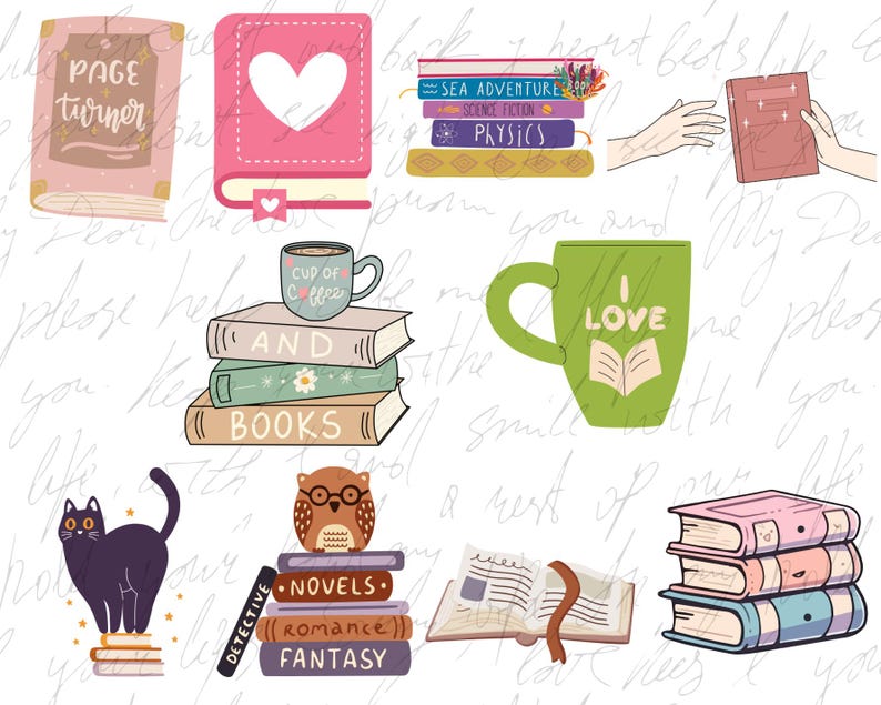 50 Book Lovers SVG Bundle | Book Quotes SVG Bundle | Book Boyfriend Svg ...