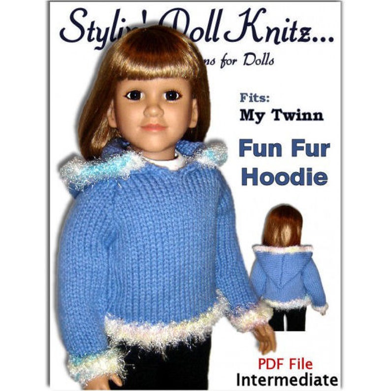 Knitting Patterns, Fit My Twinn Doll my BFF, Doll Sweaters, 23 Inch ...