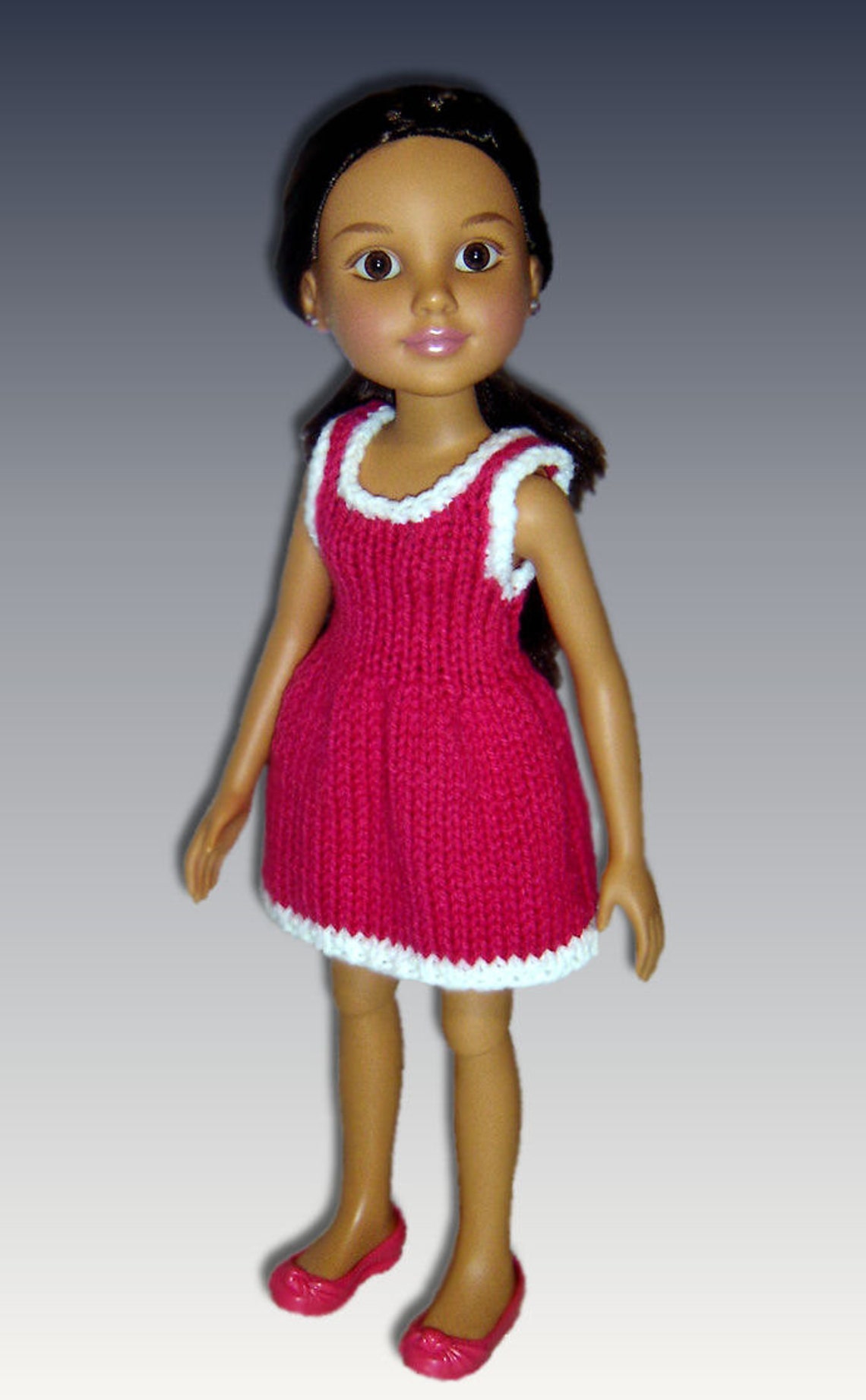Knitting Pattern. Fits BFC, Ink Doll. 18' Slim Doll, Jumper PDF 751 - Etsy