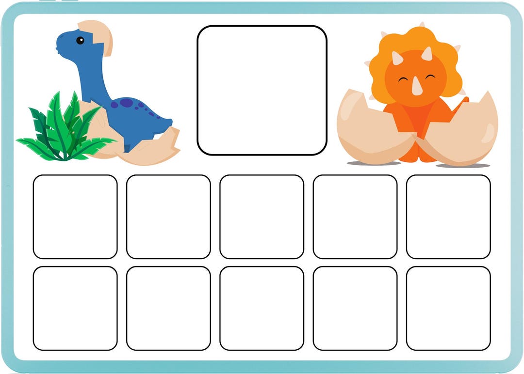 Dino-mite Digital Token Board for Kids - Etsy