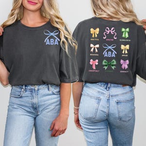 ABA Principles Bow Sticker Applied Behavior Analysis Traits Design ...