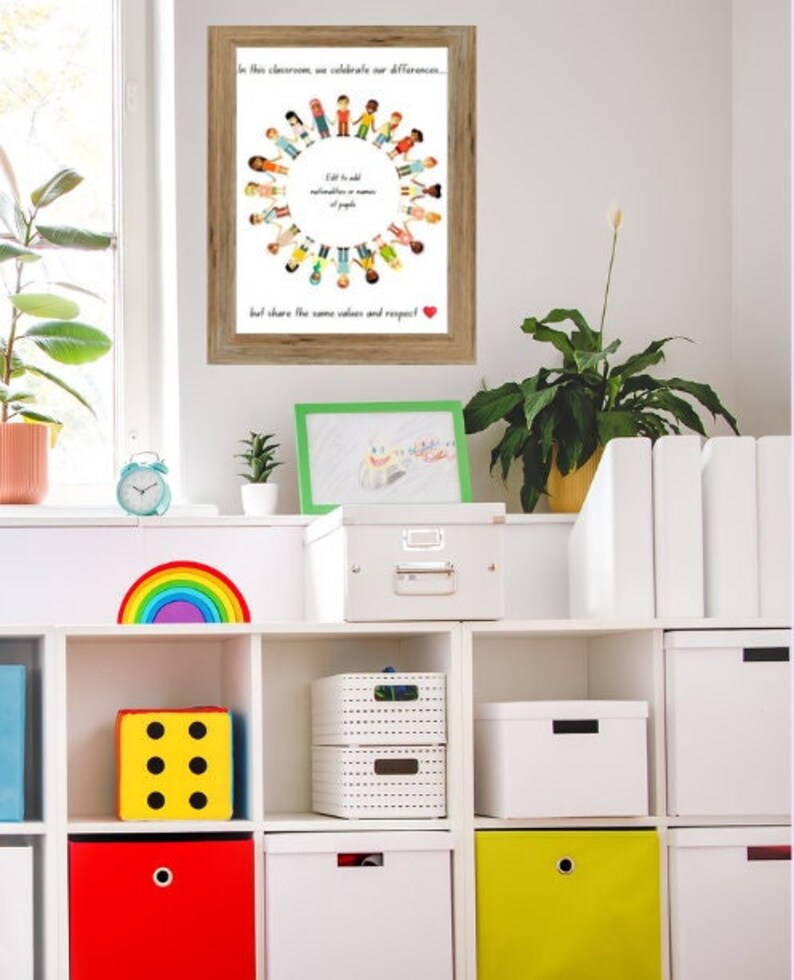 A3 11in X 14in Classroom Poster Classroom Differences and Respect - Etsy