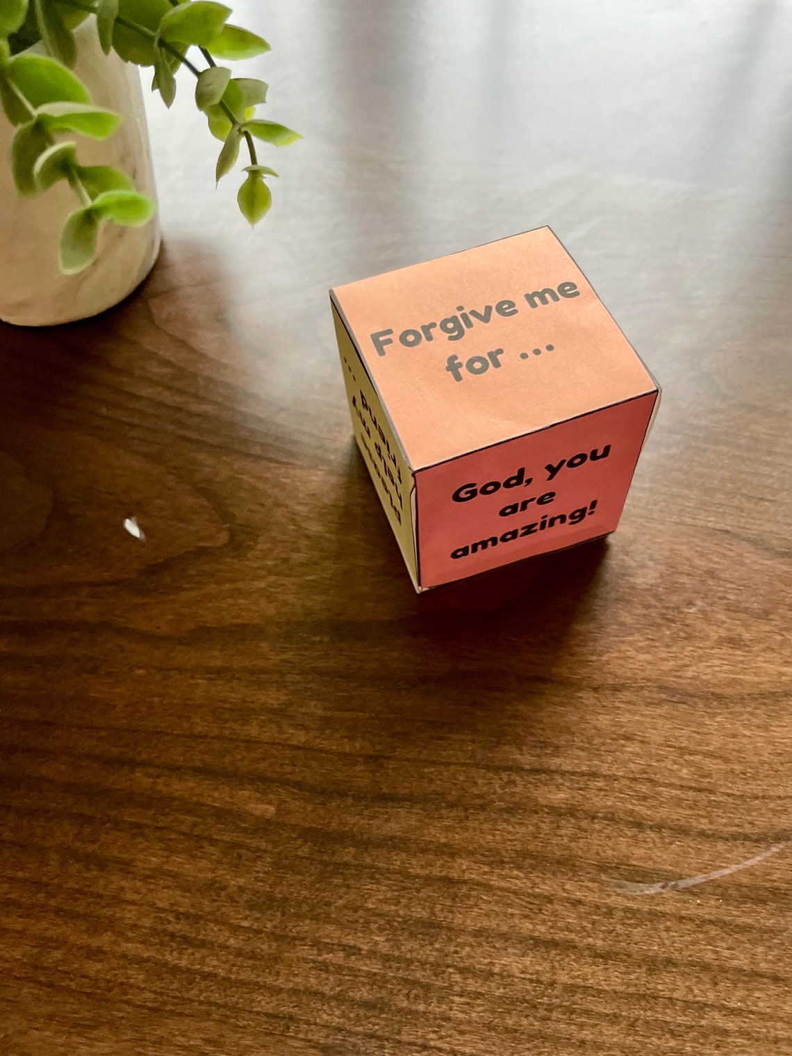 Kids Prayer Cube Craft: Printable Children's Activity (digital Download ...