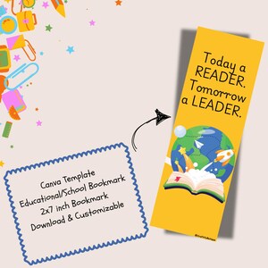 Printable Bookmarks for Education | Fun Reading Theme | Instant ...