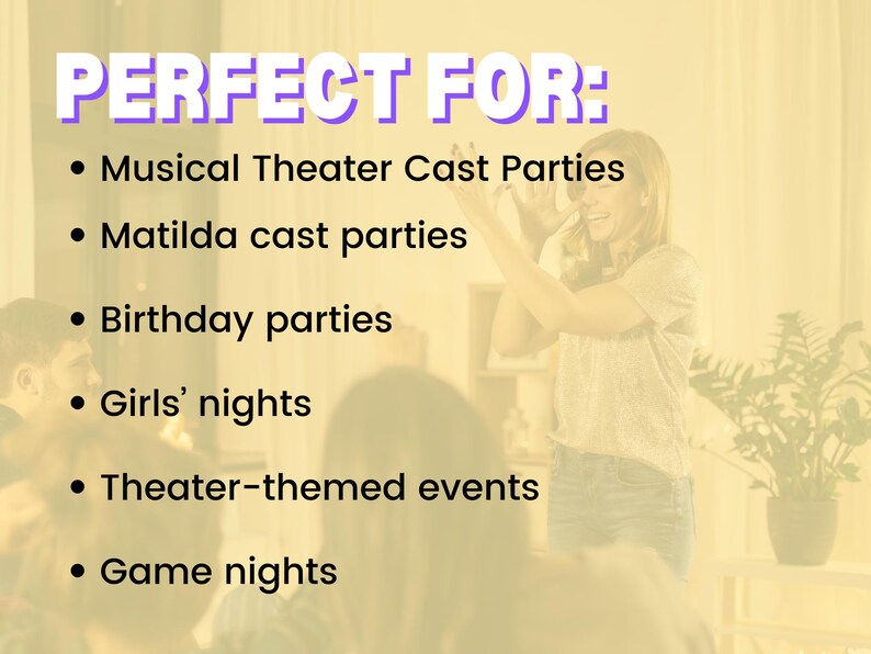 Matilda the Musical Mad Libs: 8 Printable Activity Sheets (digital ...