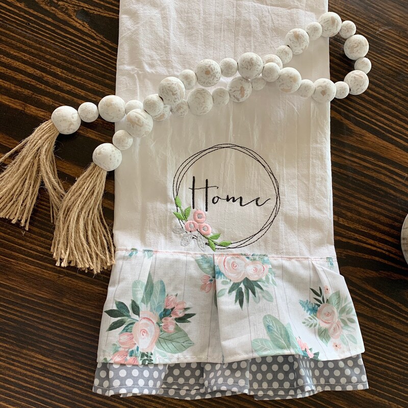 Applique Tea Towel - Etsy