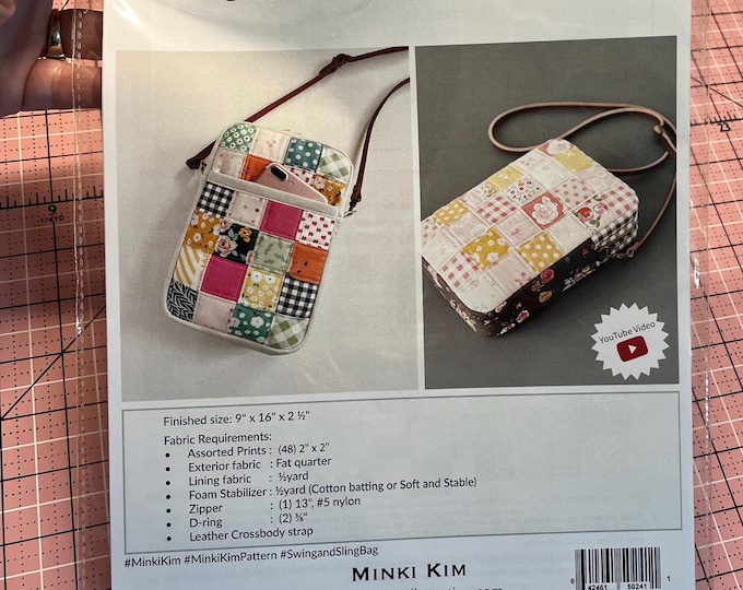 Minki Kim Pattern-sun Patch Crossbody Bag-sewing Pattern - Etsy