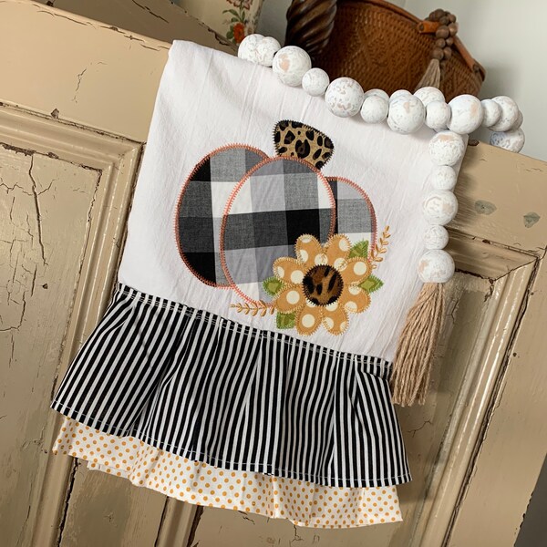 Applique Tea Towel - Etsy