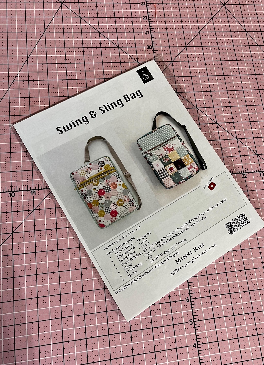 Minki Kim Pattern-swing and Sling Bag-sewing Pattern - Etsy