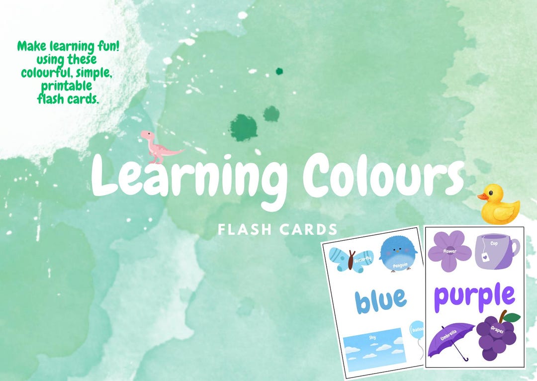 Learning Time, Flash Cards, Colours, Learn Colours, Preschool, Toddler ...