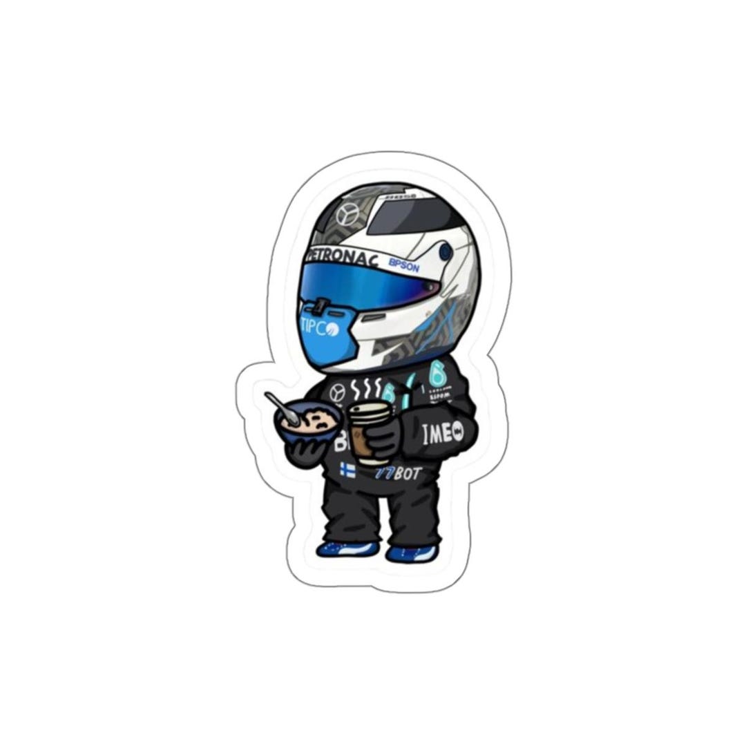 F1 Mercedes Sticker Mini F1 Driver Sticker George Russel - Etsy