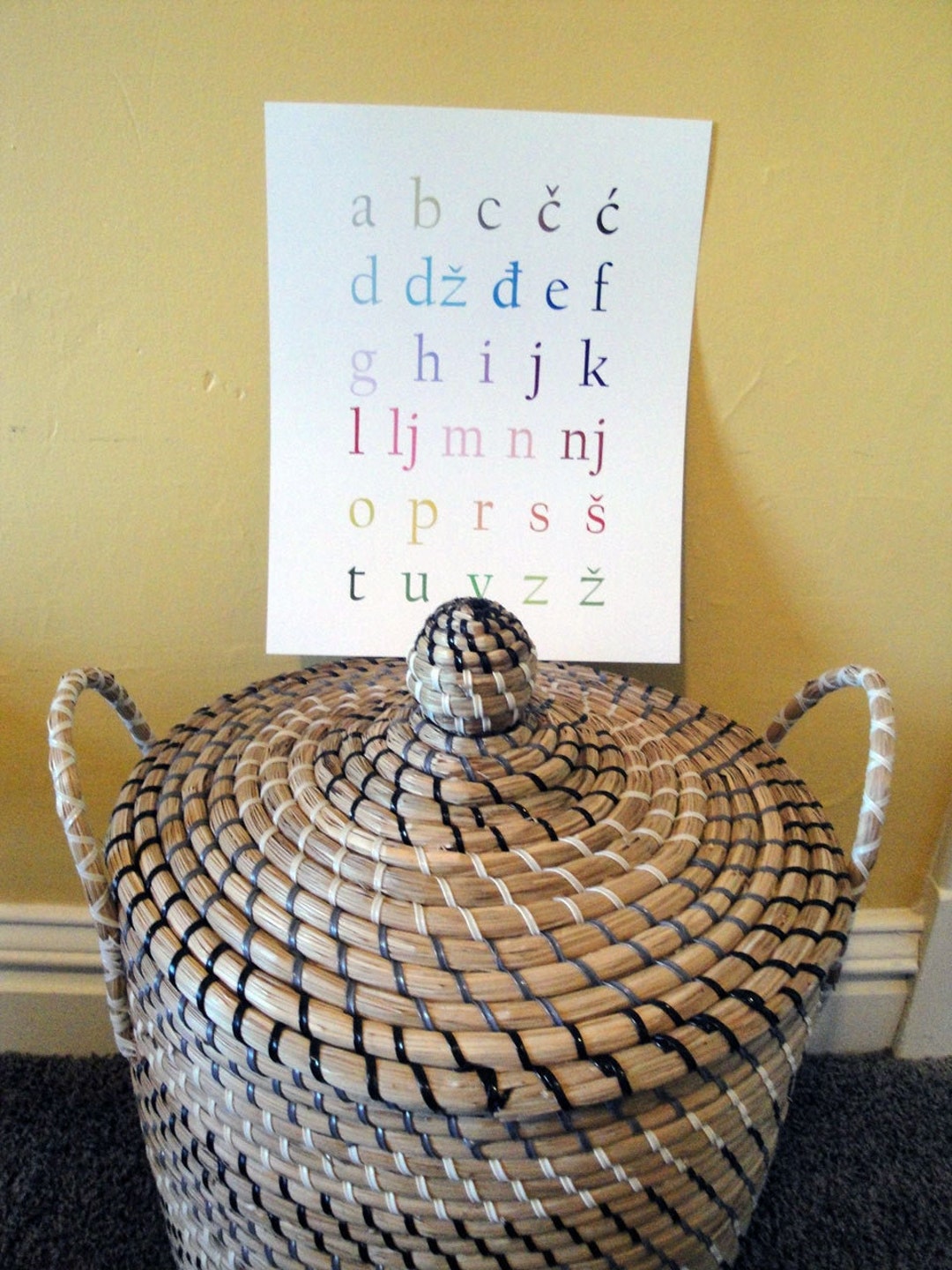 Kroatisches Alphabet Kunstdruck 11x14 Versandkostenfrei - Etsy.de