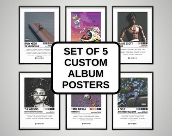 Custom Album Cover Poster, Album Cover Print, Album Art, Any Album ...