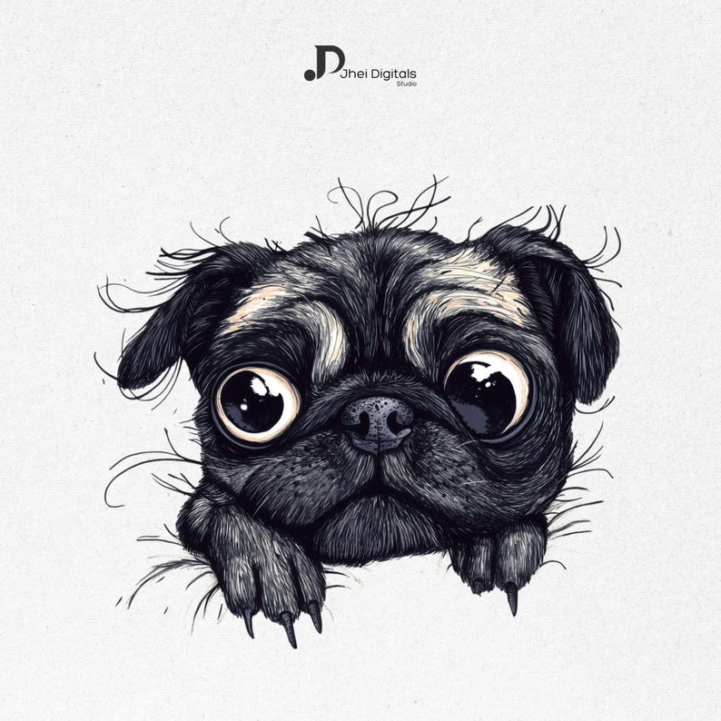 Quirky Pets Clipart Bundle, Funny Pet PNG Set, Cute Weird Animal ...
