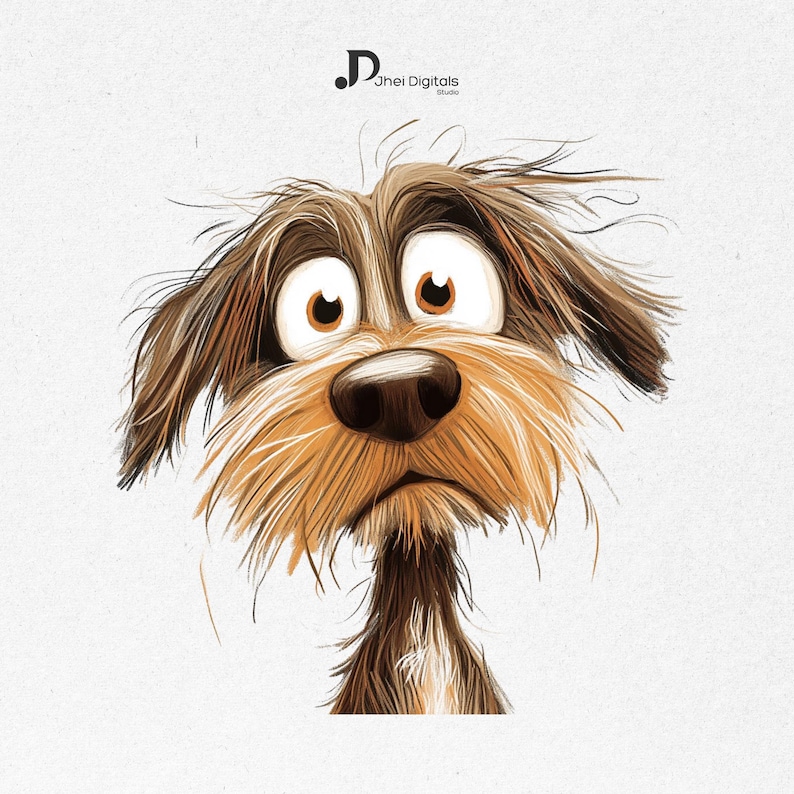 Quirky Pets Clipart Bundle, Funny Pet PNG Set, Cute Weird Animal ...