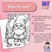 Gnome Coloring Pages Christmas Coloring Page, Stress Relief, Printable ...