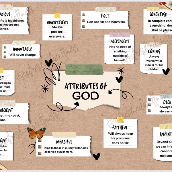 Attributes of God - Etsy