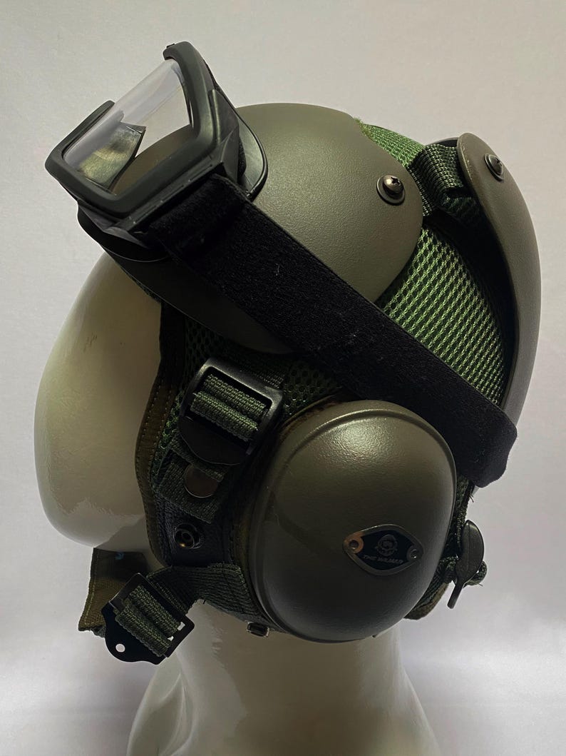Aircraft Carrier Deck Crew Helmet Replica With Goggle Free Bag - Etsy