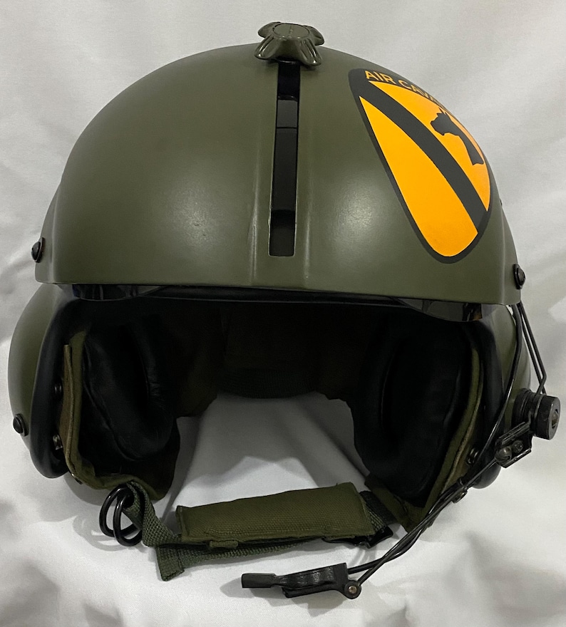 Helmet Pilot Helicopter SPH-4 Huey Vietnam Air Cavalery Logo Repro - Etsy