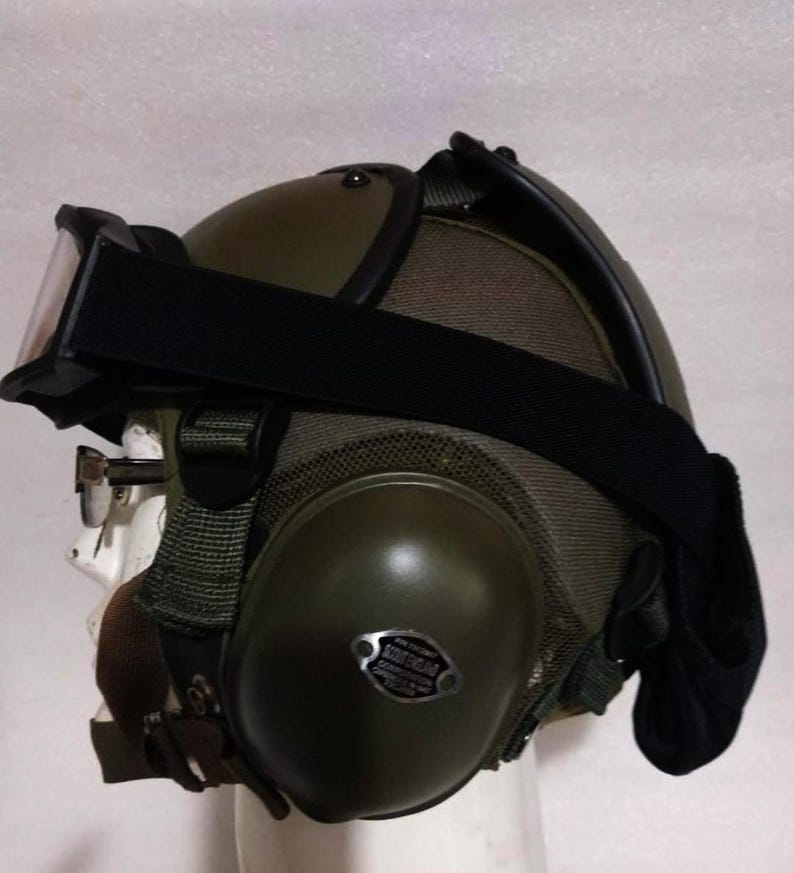 Aircraft Carrier Deck Crew Helmet Replica With Goggle Free Bag - Etsy