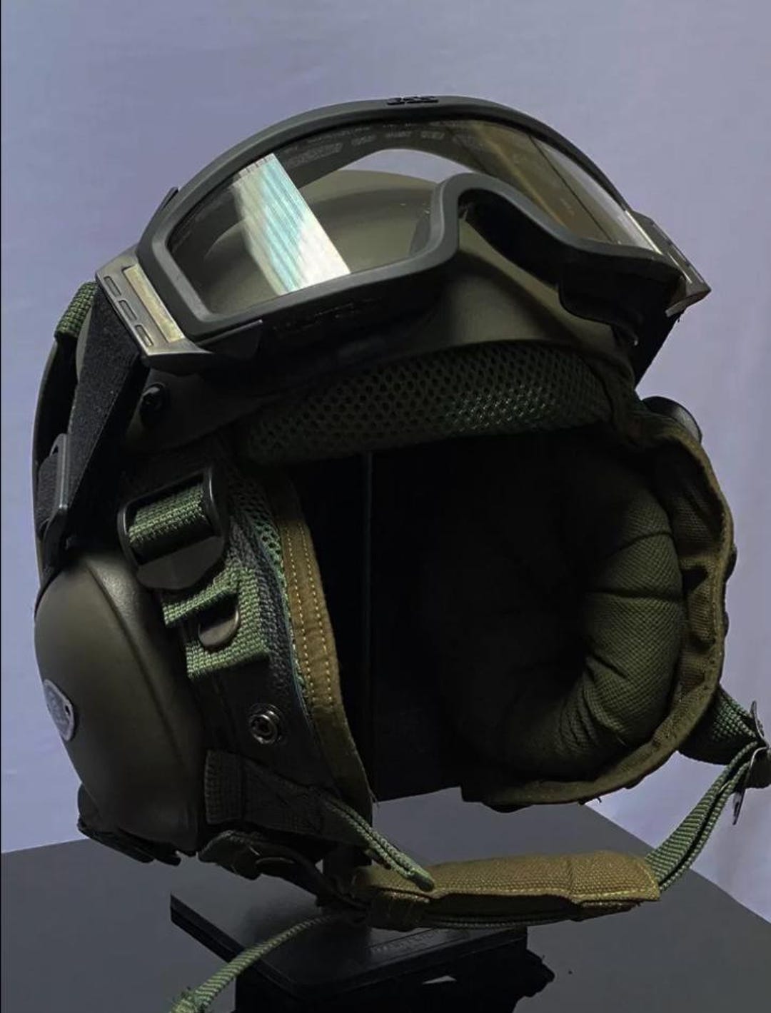 Aircraft Carrier Deck Crew Helmet Replica With Goggle Free Bag - Etsy