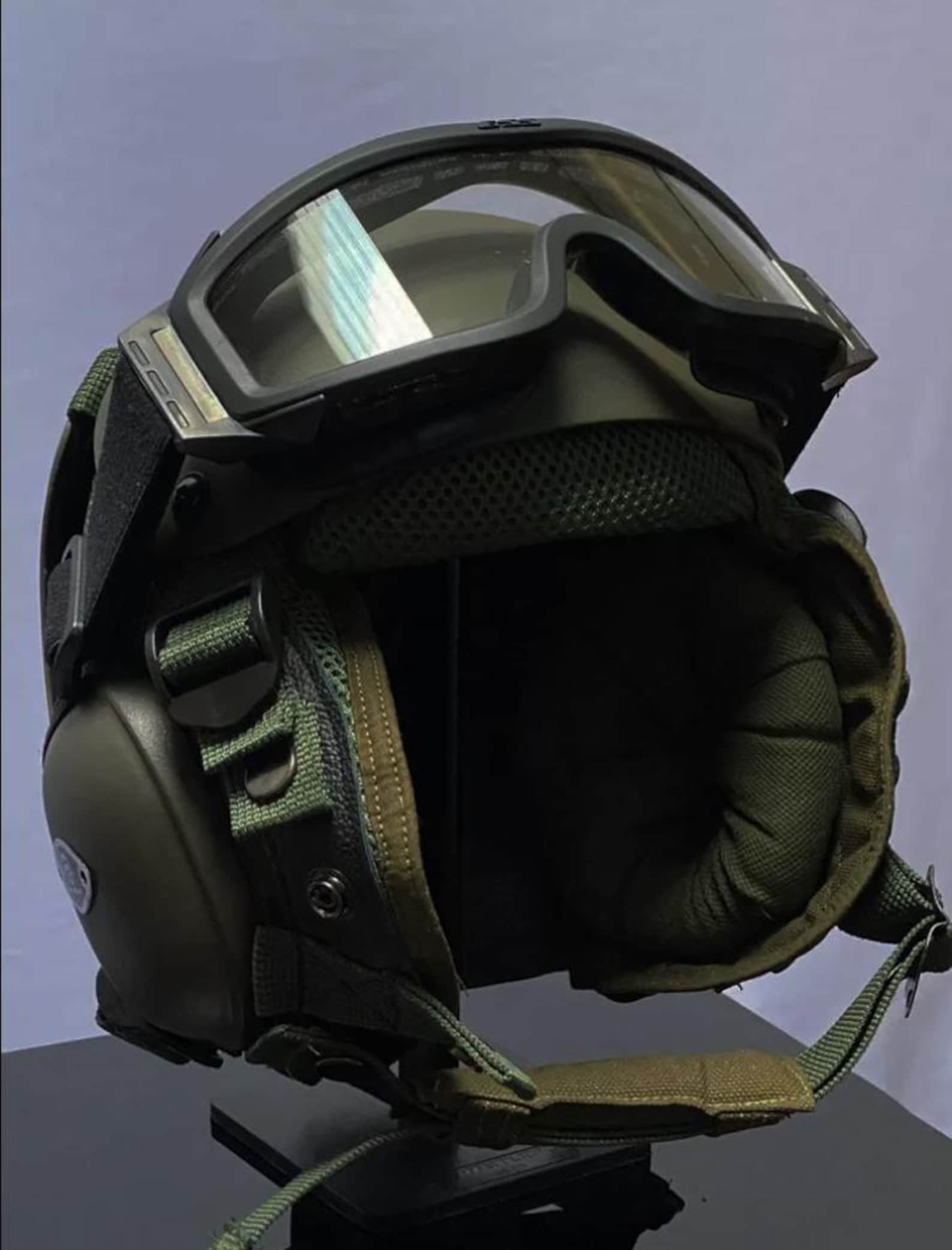 Aircraft Carrier Deck Crew Helmet Replica With Goggle Free Bag - Etsy