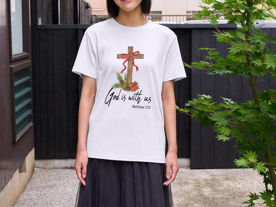 Christmas Cross Proverb PNG - Digital Clipart, Bible Verse Png, Rustic ...