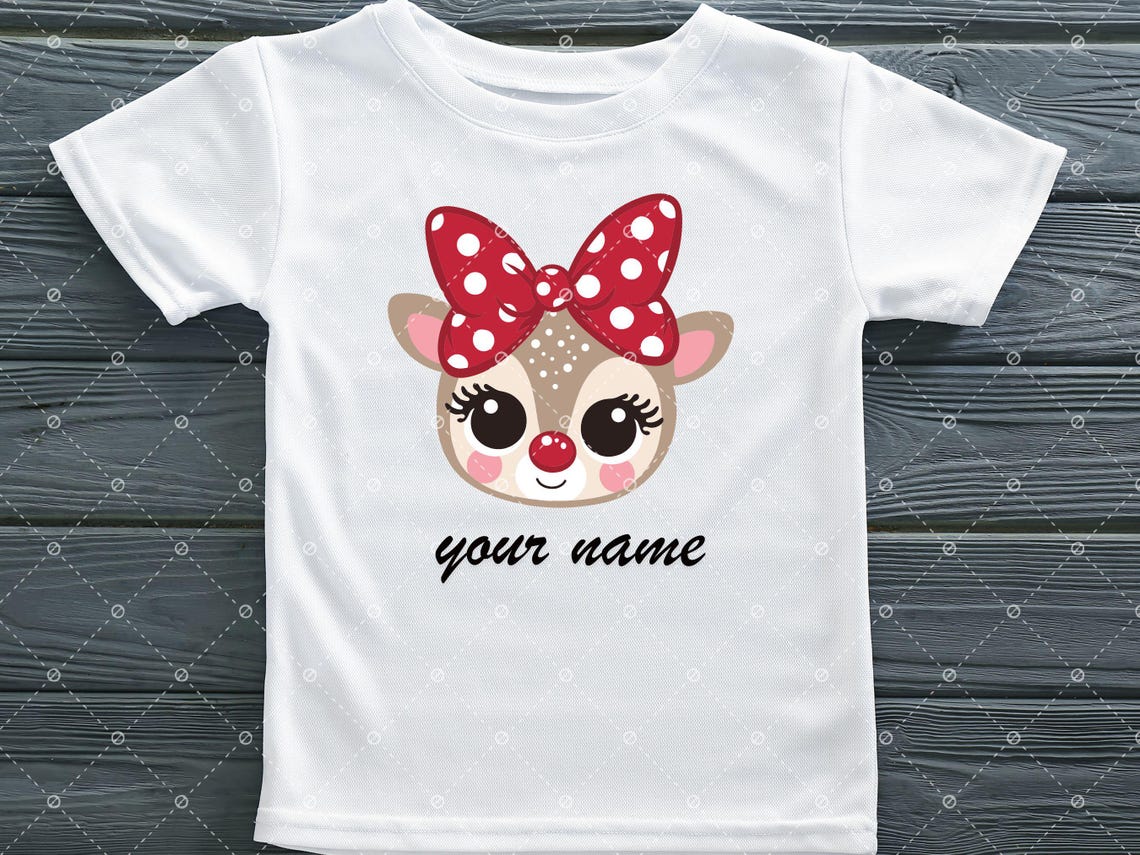 Christmas Reindeer Face SVG Bundle | Cute Boy & Girl Reindeer Clipart ...