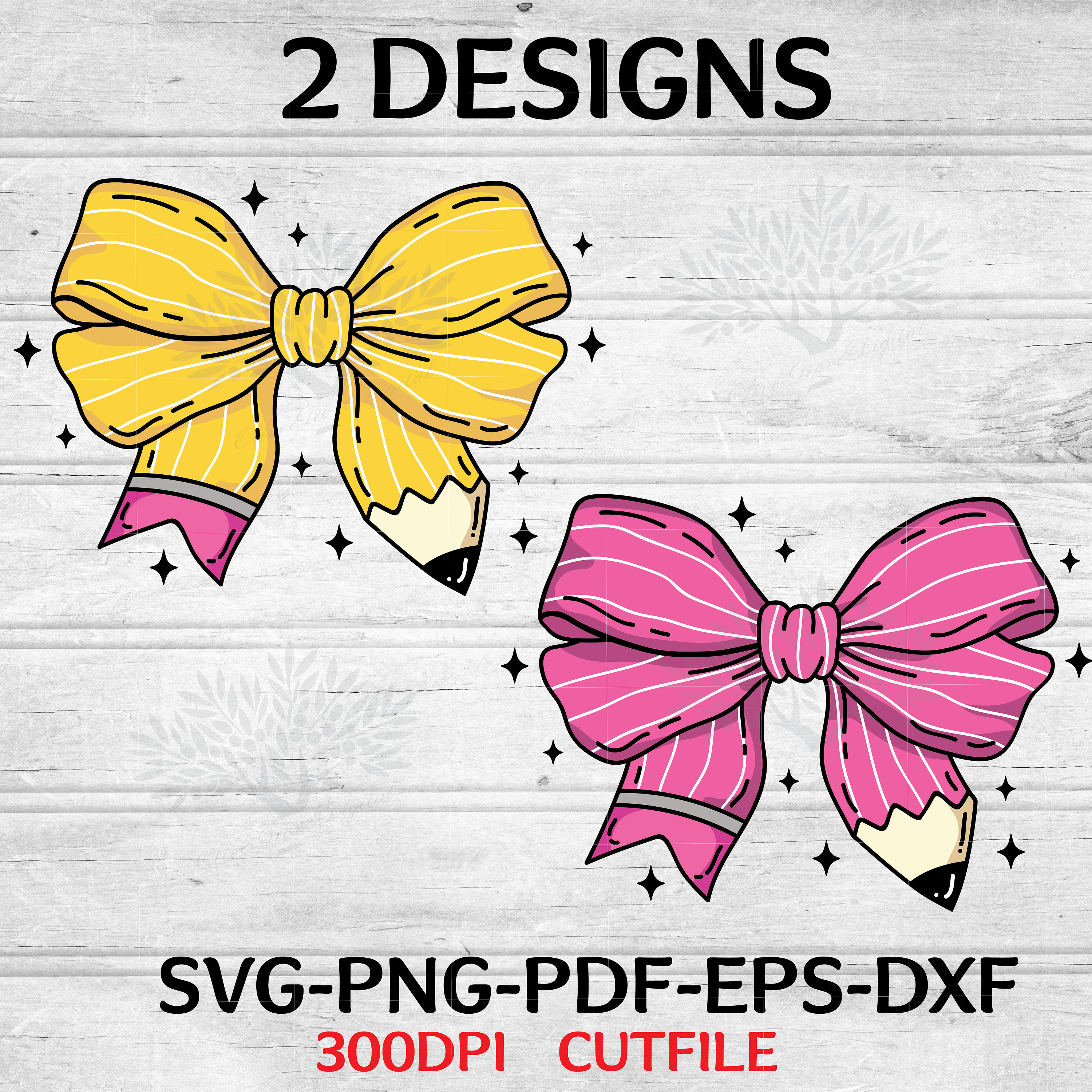 Pencil Bow SVG, Coquette Pencil Bow Svg, Coquette Teacher PNG, Coquette ...